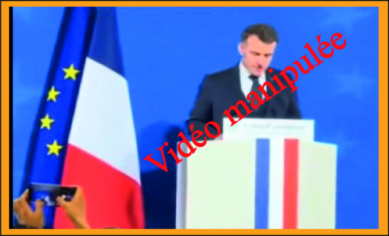 VIDÉO MANIPULÉE : Macron n’a pas tenu ces propos – Le Jalon